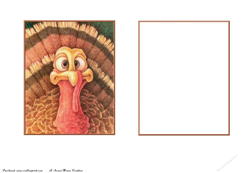 Thanksgiving Turkey Insert - CUP813011_4063 | Craftsuprint