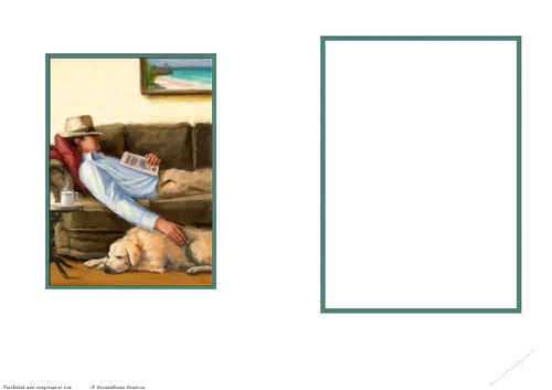 A Well Earned Rest Blank Insert - CUP883993_4063 | Craftsuprint