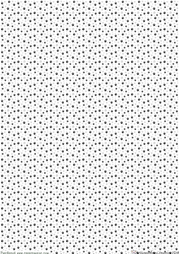 Paw prints Backing paper 1 - CUP928309_4063 | Craftsuprint