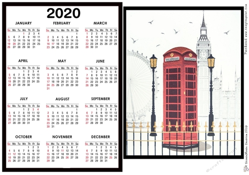 2020 Calendar London Sites - CUP982197_4063 | Craftsuprint