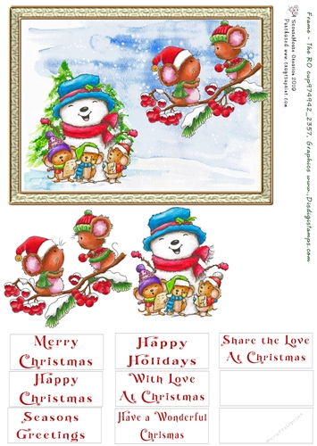 Merry Mousemas - CUP998954_4063 | Craftsuprint