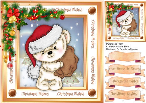 Scruffy Santa - CUP1012209_1398 | Craftsuprint