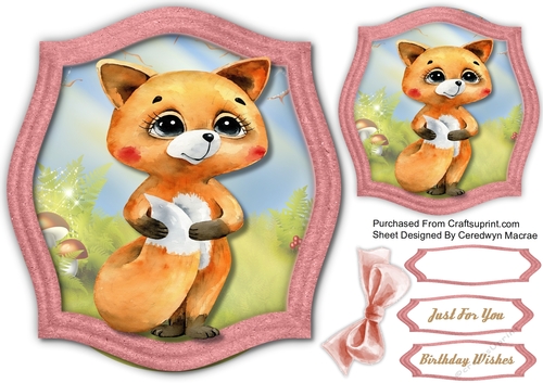 Foxs Busy Tail - CUP1015720_1398 | Craftsuprint