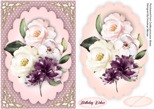 Beautiful A5 Spring Flowers - CUP1026556_1398 | Craftsuprint