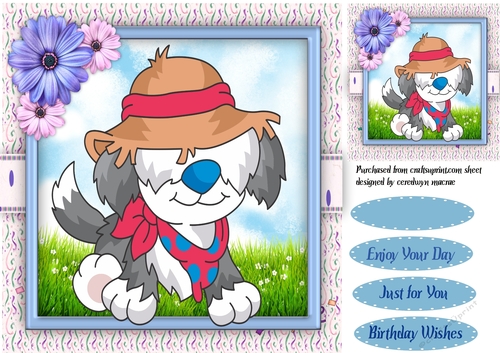 Doggitys Travelling - CUP1026678_1398 | Craftsuprint