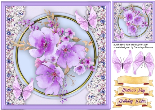 Lace and Love Roses 3, - CUP1032929_1398 | Craftsuprint