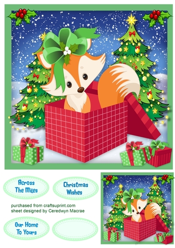 Fox in a Box - CUP1060791_1398 | Craftsuprint