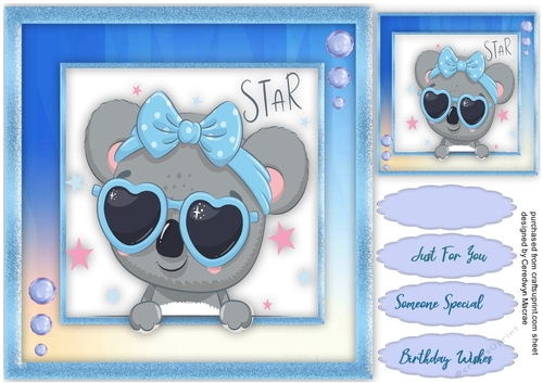 Cute Star Animal 2 - CUP1072731_1398 | Craftsuprint
