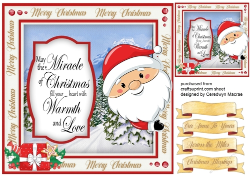 Santas Christmas Wishes 2 - CUP1075783_1398 | Craftsuprint