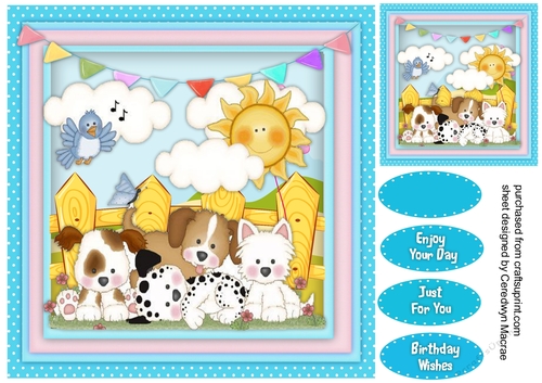 Animal Playtime - CUP1089842_1398 | Craftsuprint