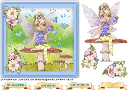 Beautiful Bramble Fairy - CUP1125987_1398 | Craftsuprint