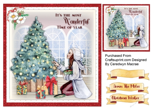 8x8 The Christmas Tree - CUP1177533_1398 | Craftsuprint