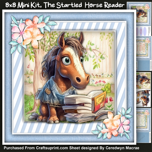 8x8 Mini Kit, The Startled Horse Reader - CUP1209616_1398 | Craftsuprint