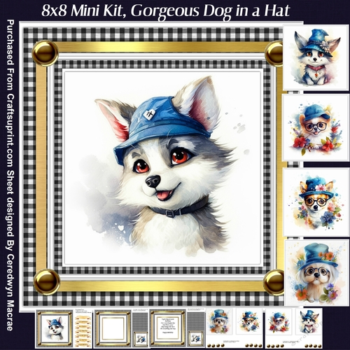 8x8 Mini Kit, Gorgeous Farm Animals - CUP1239033_1398 | Craftsuprint