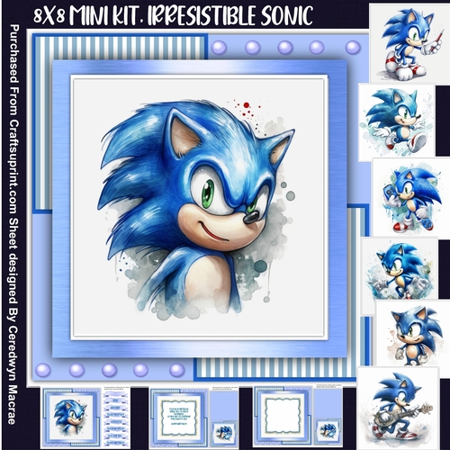 8x8 Mini Kit, Irresistible Sonic - CUP1246308_1398 | Craftsuprint