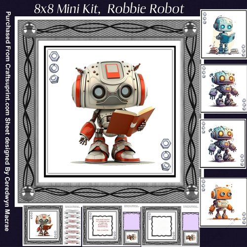 8x8 Mini Kit, Robbie Robot - CUP1247041_1398 | Craftsuprint