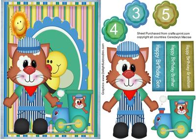 Be Happy Train Driver Birthday - CUP386156_1398 | Craftsuprint