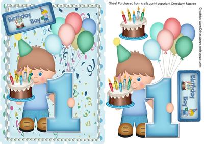 On Your Ist Birthday - CUP430364_1398 | Craftsuprint