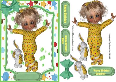 Look at Me in My Spotty Pyjamas - CUP439294_1398 | Craftsuprint