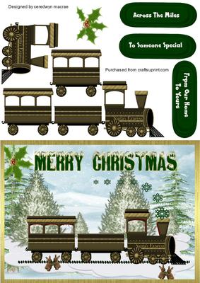 Santa's Christmas Express . - CUP481725_1398 | Craftsuprint