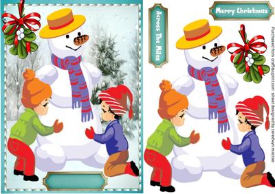 Keeping the Snowman Warm - CUP557205_1398 | Craftsuprint