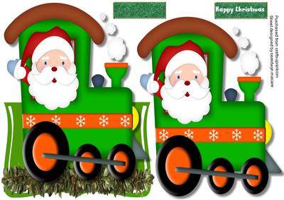 Over the Edge Santa's Christmas Express - CUP559731_1398 | Craftsuprint