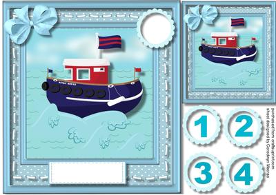Chuggy the Tug Boat - CUP631269_1398 | Craftsuprint