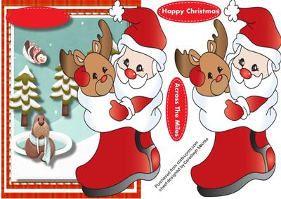 Over the Edge, Santa's Christmas Boot, 2 - CUP633815_1398 | Craftsuprint