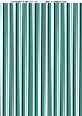 Lovely Striped Green Backing Paper 4 - CUP634055_1398 | Craftsuprint