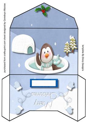 Lovely Christmas Wallet - CUP641282_1398 | Craftsuprint