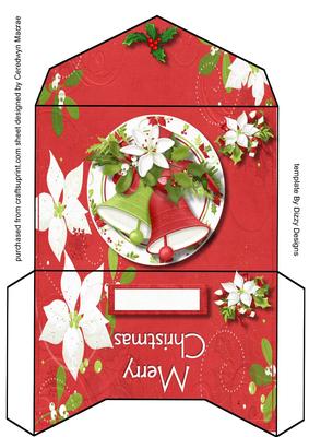 Lovely Christmas Money Wallet 2 - CUP641293_1398 | Craftsuprint