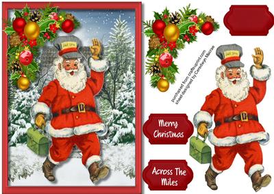 Santa's Off to Work - CUP646533_1398 | Craftsuprint