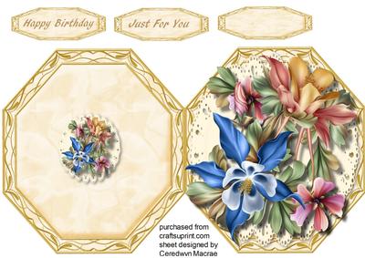 Ovely Octagonal, Print, Cut, and Fold - CUP678867_1398 | Craftsuprint