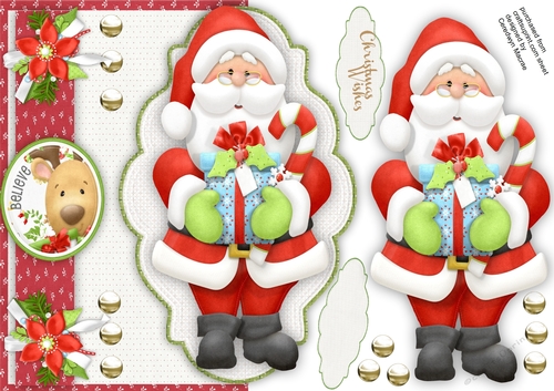 Over the Edge Believe In Santa - CUP743801_1398 | Craftsuprint