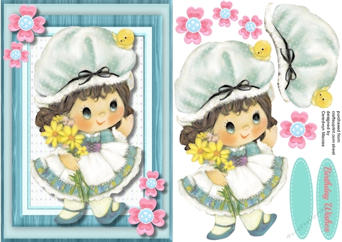 Little Miss Daffodil. - CUP754806_1398 | Craftsuprint