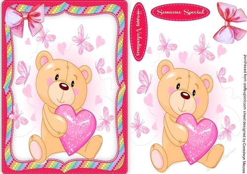 A5 Valentine Wishes - CUP758937_1398 | Craftsuprint