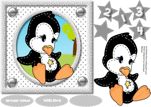 Adorable Little Patchwork Penguin 7 - CUP769263_1398 | Craftsuprint