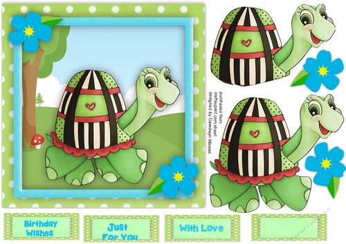Zippy Turtles Day Out - CUP773003_1398 | Craftsuprint