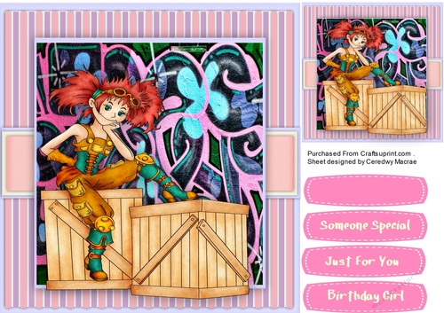 Little Miss Punkrock - CUP783433_1398 | Craftsuprint