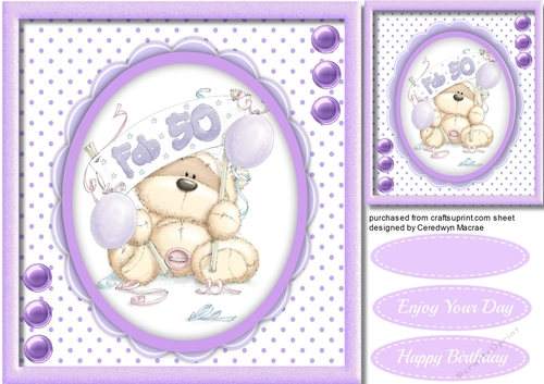 Happy 50th Birthhday - CUP783793_1398 | Craftsuprint