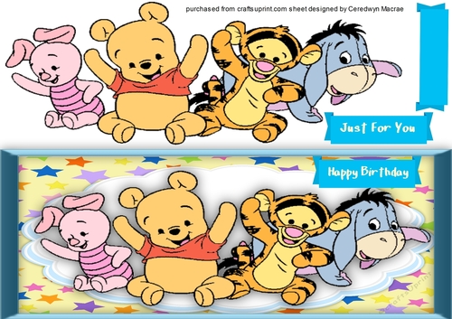 Poo and Friends - CUP790568_1398 | Craftsuprint