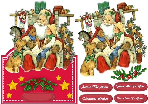 Over The Edge , Santa with His Aanimals and Friends - CUP799901_1398 ...