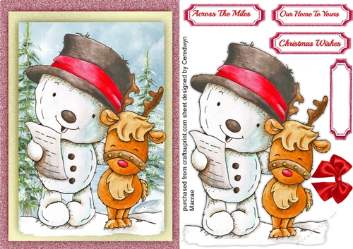 Christmas Caroling Duo - CUP809464_1398 | Craftsuprint