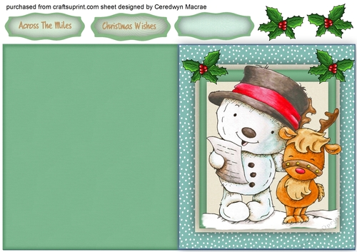 Cute Caroling Duo - CUP840059_1398 | Craftsuprint