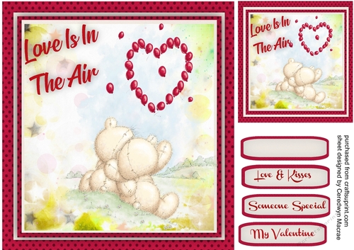 Love Is In The Air, Valentine - CUP841471_1398 | Craftsuprint