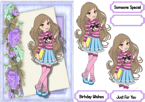 Glitzy Girl 2 - CUP851539_1398 | Craftsuprint