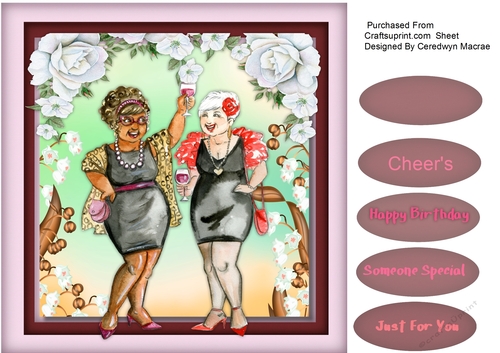Cheers , Girls Night Out - CUP902229_1398 | Craftsuprint