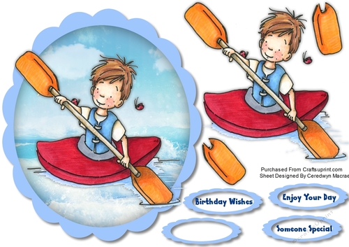 Riding The Rapids - CUP905072_1398 | Craftsuprint