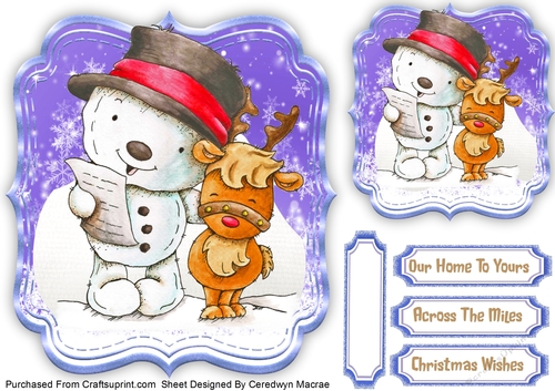 Caroling Duo - CUP913332_1398 | Craftsuprint