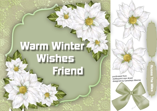 Warm Winter Wishes Friend - CUP918483_1398 | Craftsuprint